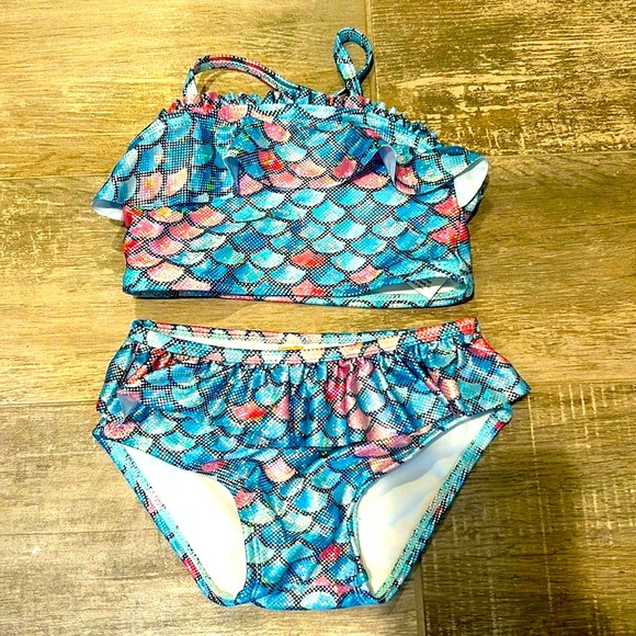 Gymboree | Swim | Gymboree Baby Girl Mermaid 2piece Swimsuit Size 824 ...